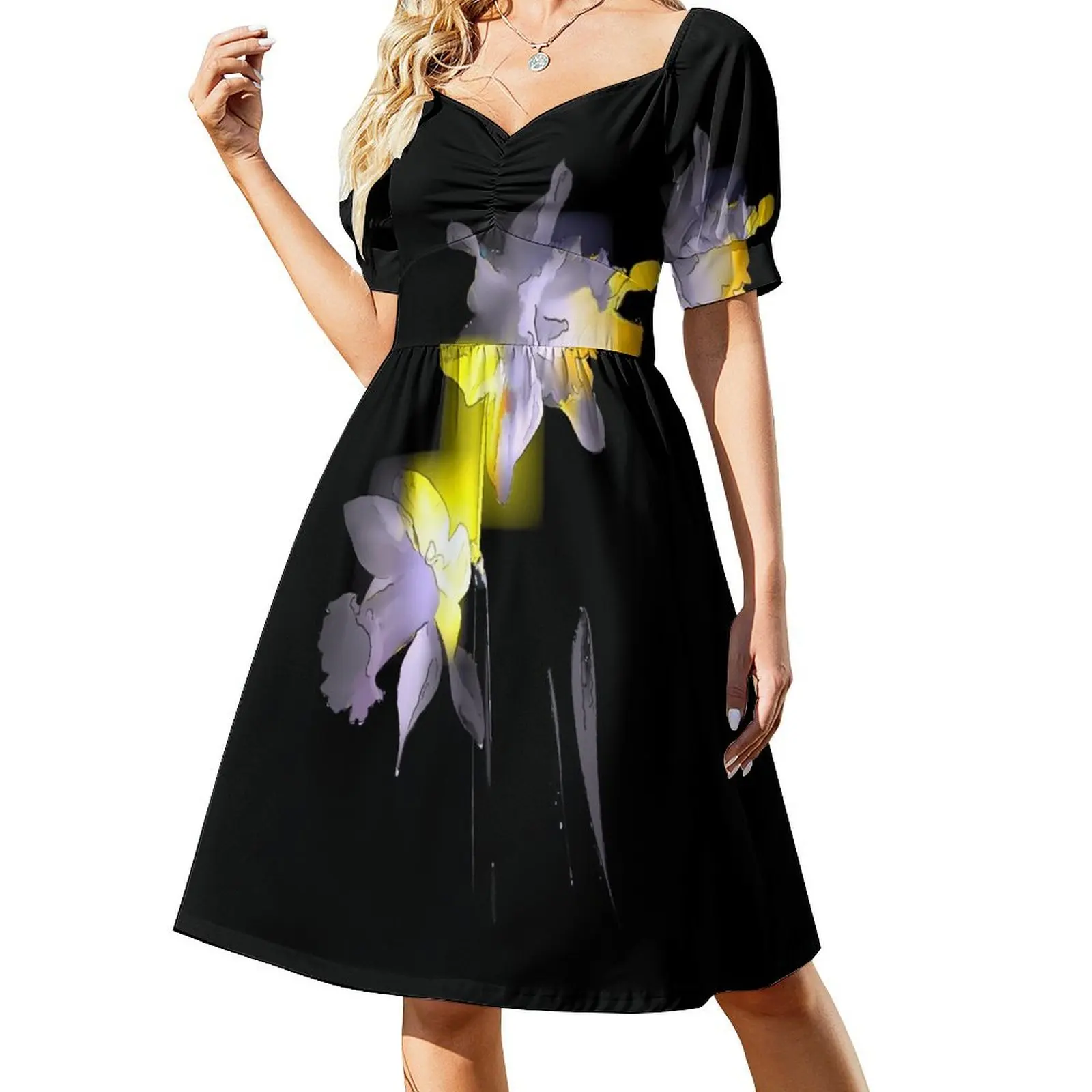 Cubist Daffodils Sleeveless Dress fairy dress Elegant gown dress woman ...