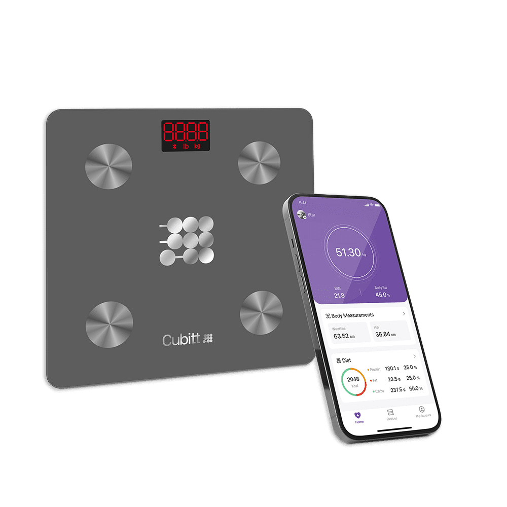 Cubitt Smart Scale - Wireless Weight Scale with Smartphone App Sync ...