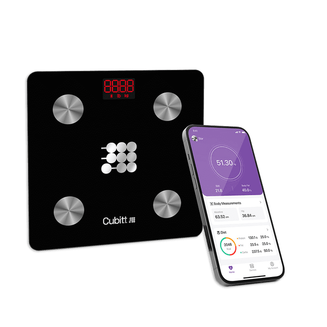 Cubitt Smart Scale - Wireless Weight Scale with Smartphone App Sync ...