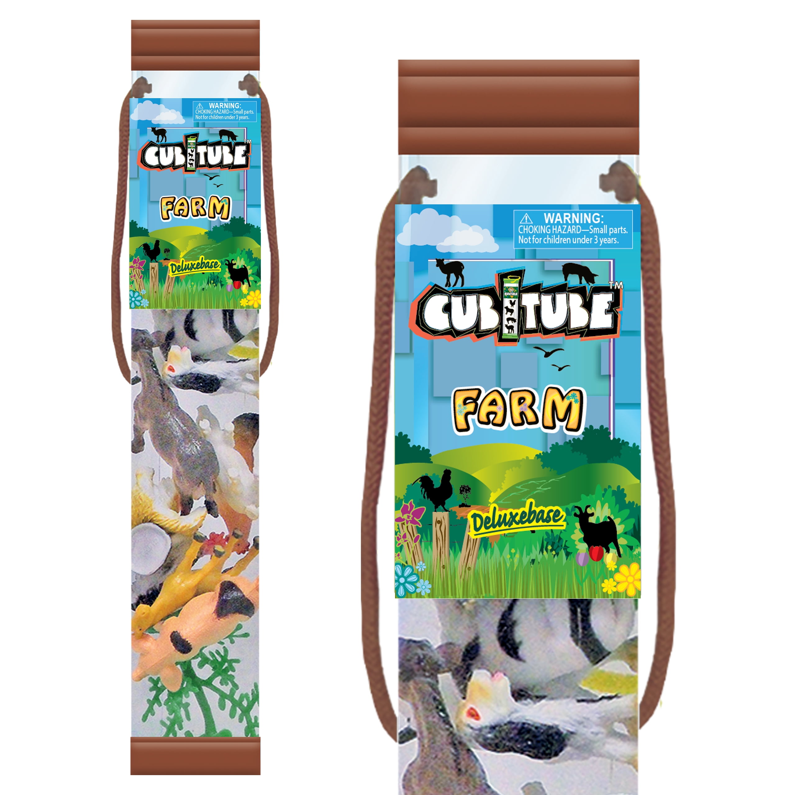 Cubitube - Farm Animals from Deluxebase. 11 Piece Small Farm Yard ...