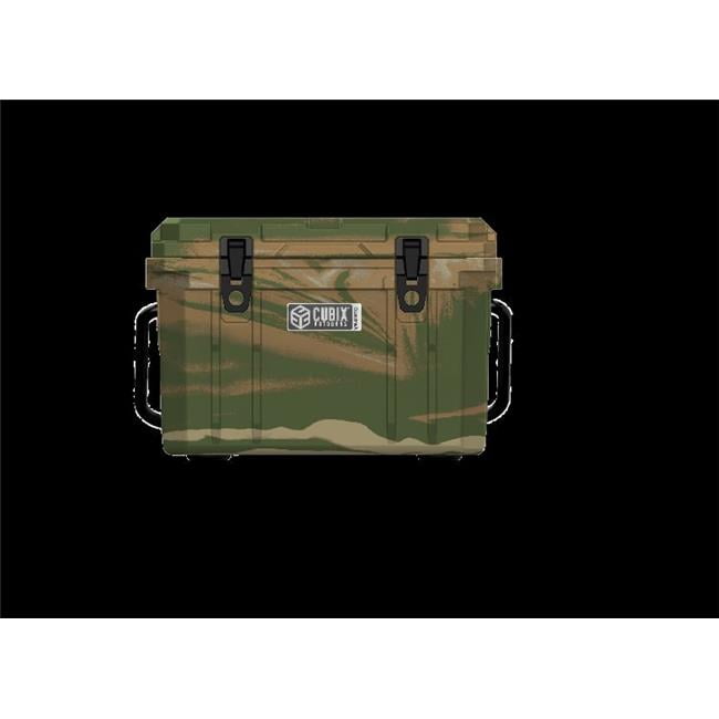 Cubix Outdoors CC-46QWHLHTRCAM 46 qt. QuadraX Cooler with Wheels ...