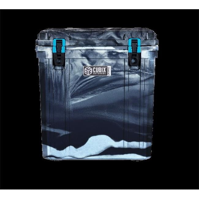 Cubix Outdoors CC-46QWHLCAM 46 qt. QuadraX Cooler with Wheels, Winter ...