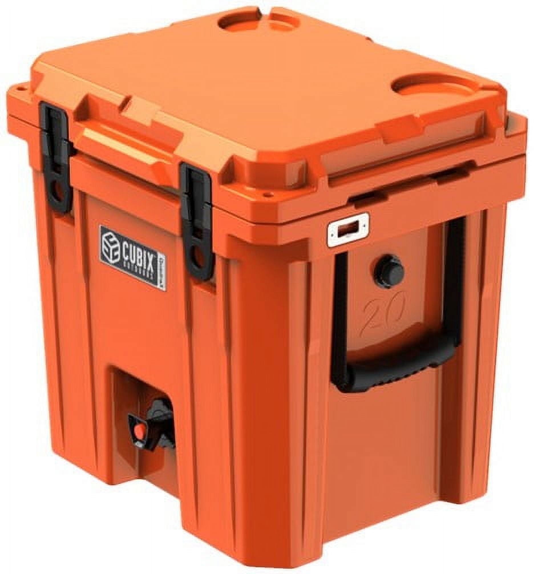 Cubix Outdoors 20 QT Portable Insulated Hard Cooler and Beverage ...