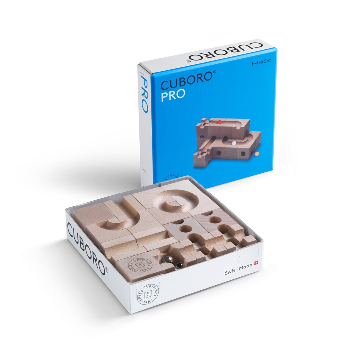 Cuboro Pro Marble Run Game - The Extra Set for demanding construction ...