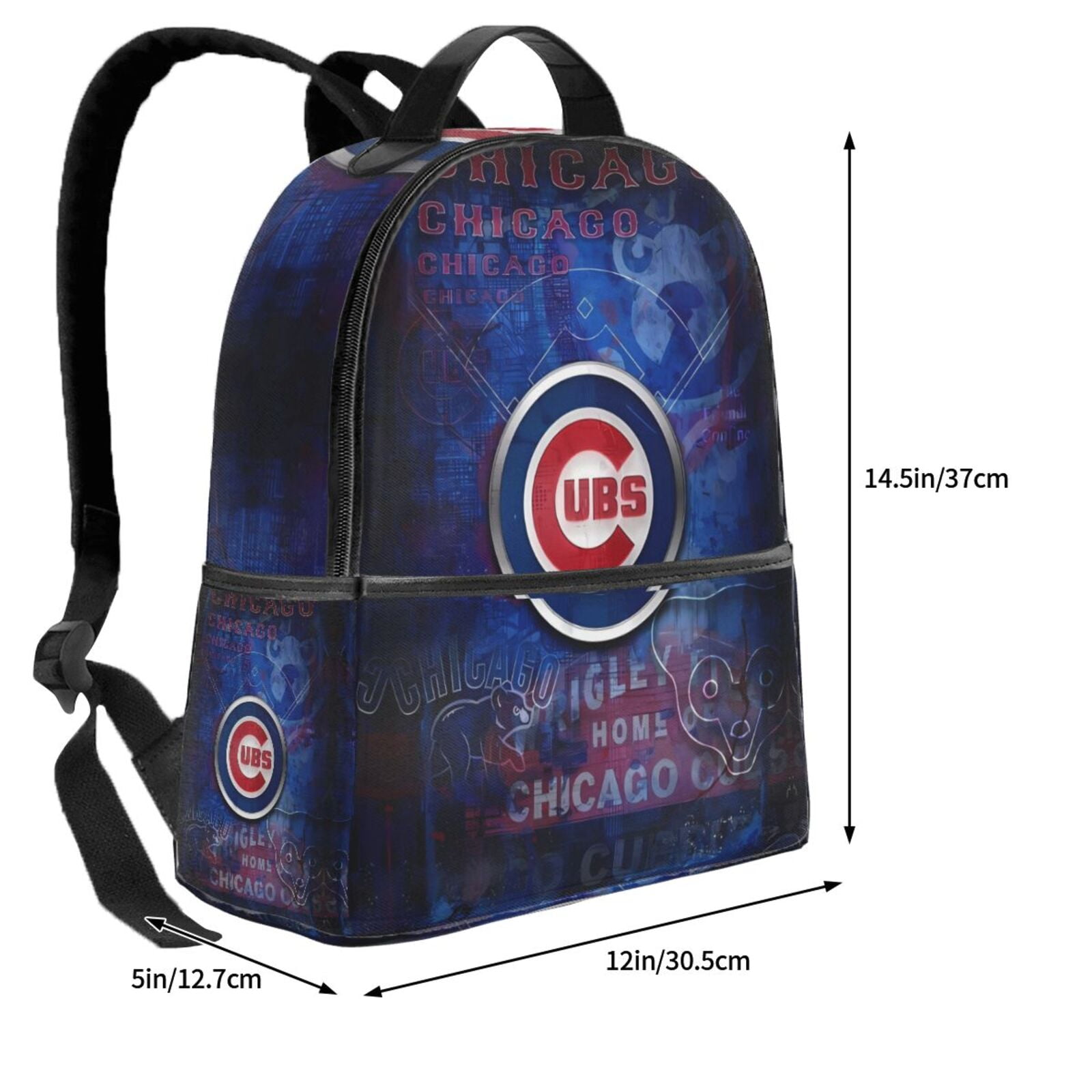 Cubs 2025 Baseball-Themed Trendy Lightweight Backpack - 17 Inch Laptop ...
