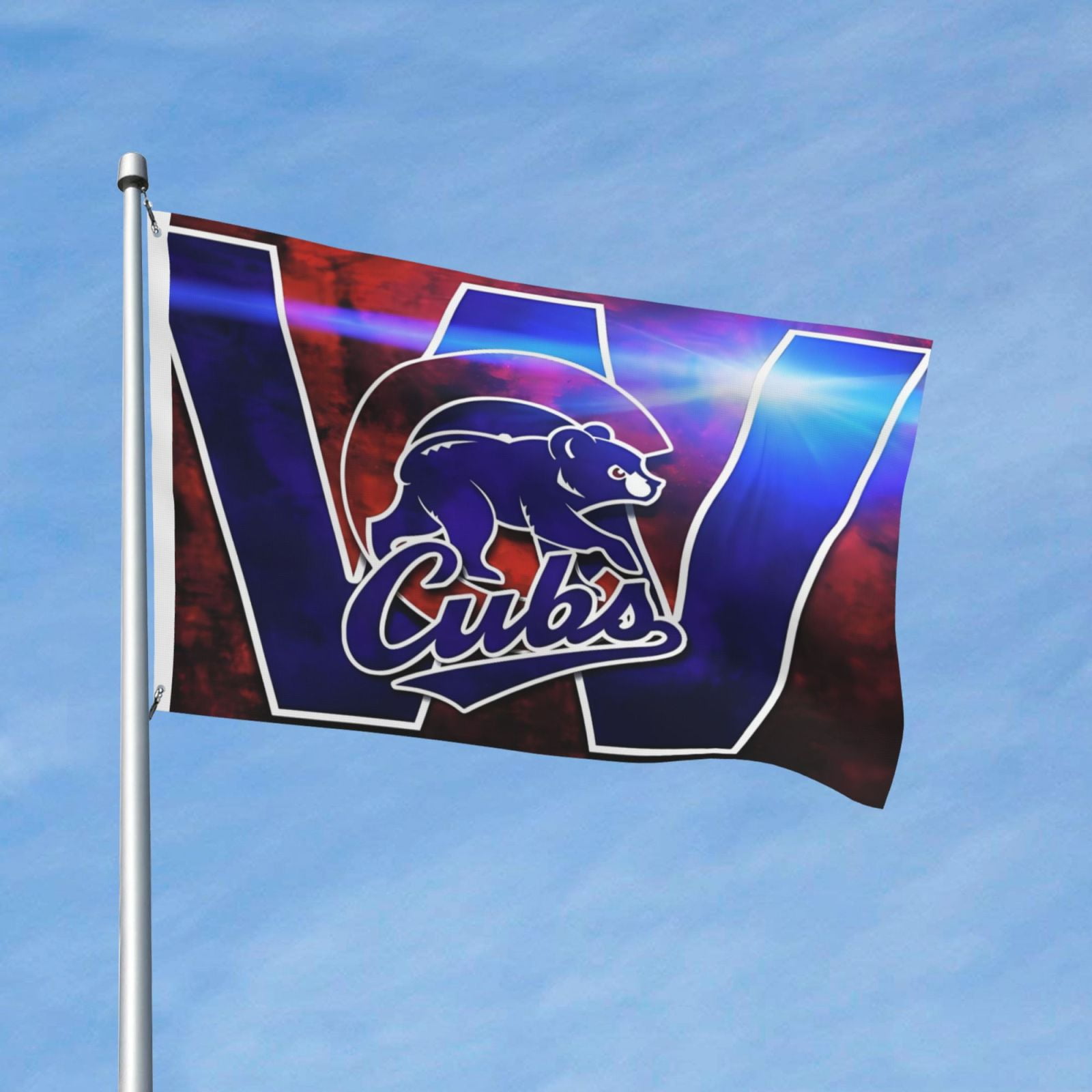 Cubs Baseball Team 3x5 ft Indoor and Outdoor Double Sided Flag ...