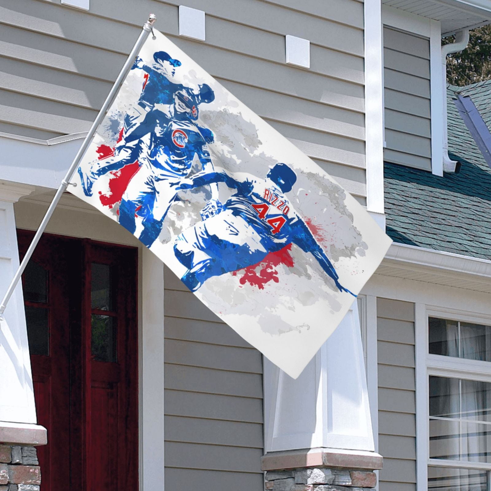 Cubs Baseball Team Custom 3x5FT Polyester Flag, Easy to Install, With ...