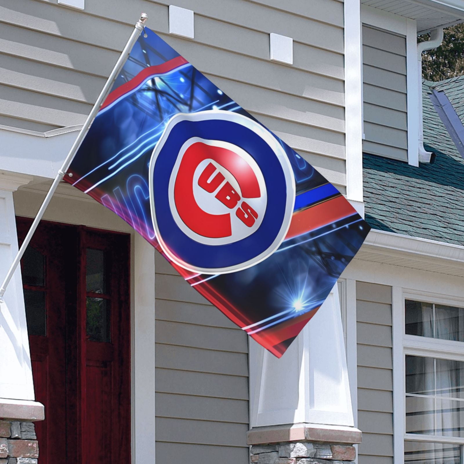 Cubs Baseball Team Custom 3x5FT Polyester Flag, Easy to Install, With ...