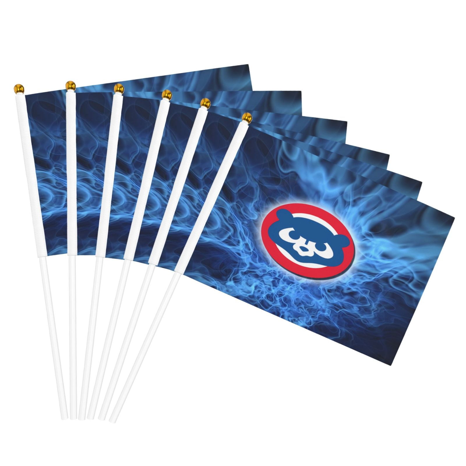 Cubs Baseball Team Custom Double Sided Hand Waving Flag Multi-Pack ...