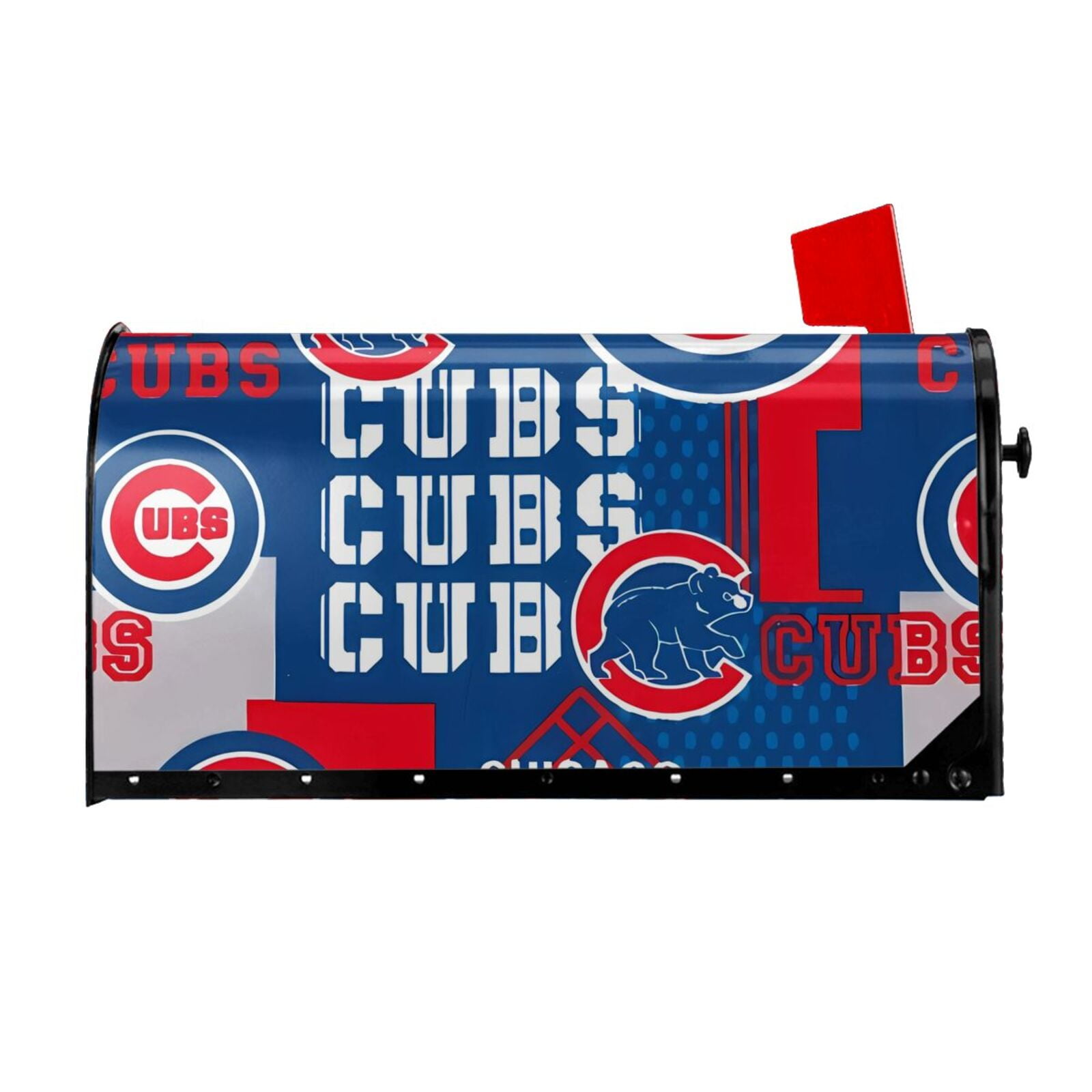 Cubs Baseball Team Double Sided Decorative Mailbox Cover All Seasons ...