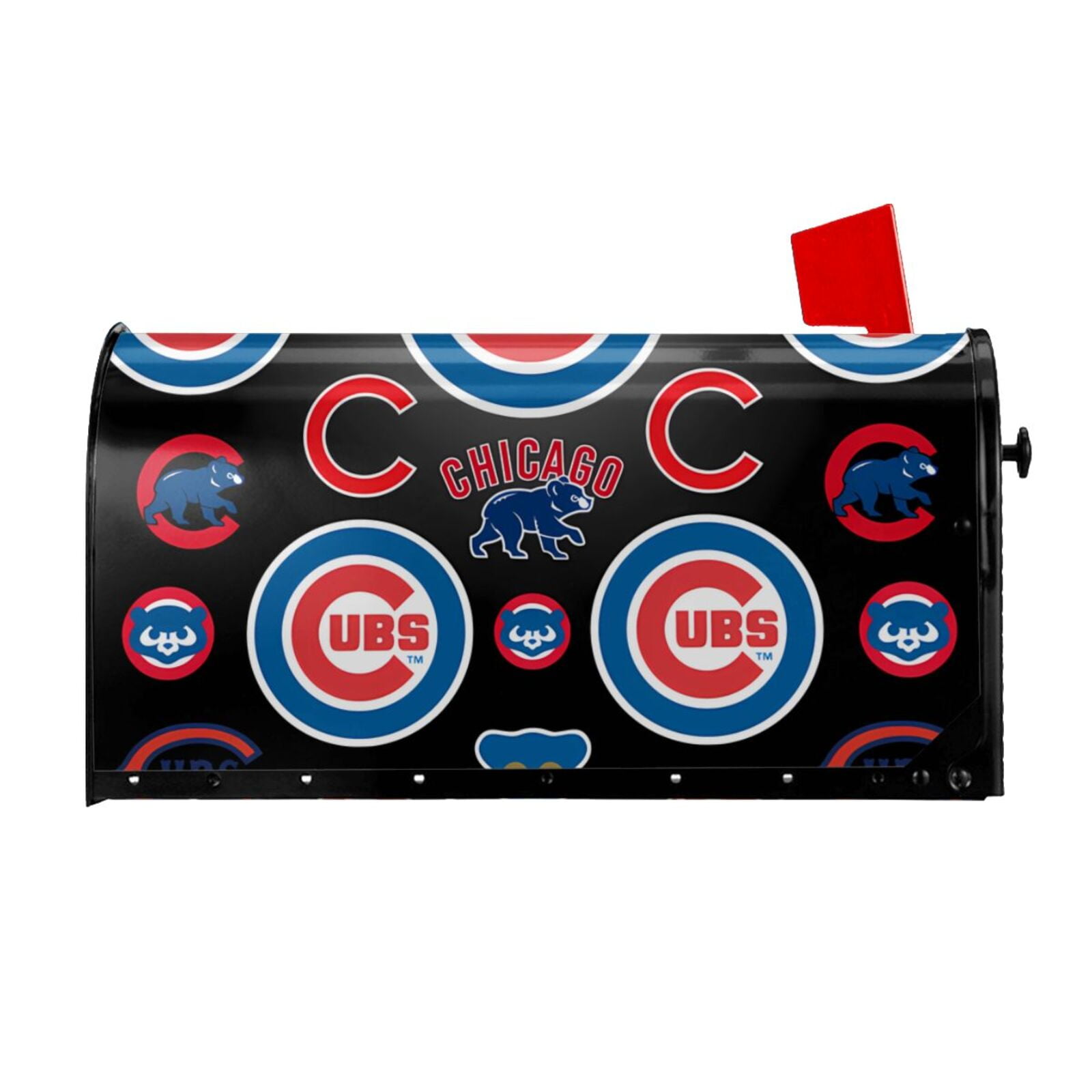 Cubs Baseball Team Double Sided Decorative Mailbox Cover All Seasons ...