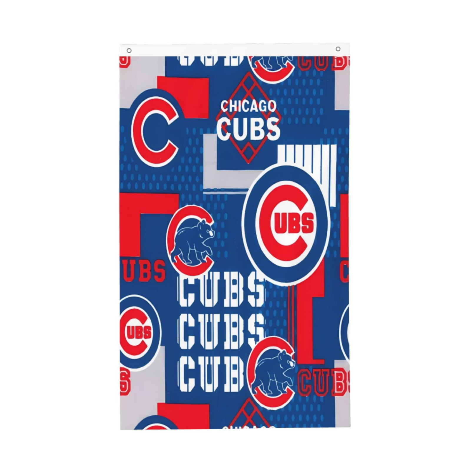 Cubs Baseball Team Double Sided Garden Flag 3x5ft Indoor and Outdoor ...