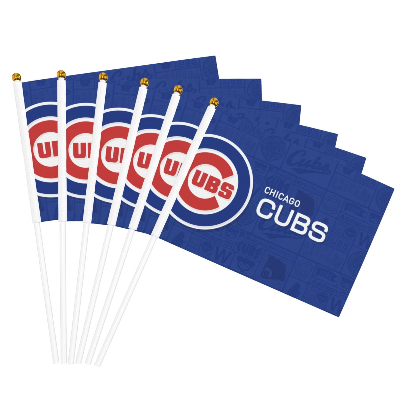 Cubs Baseball Team Double Sided Hand Waving Flag, Spectator Hand Waving ...