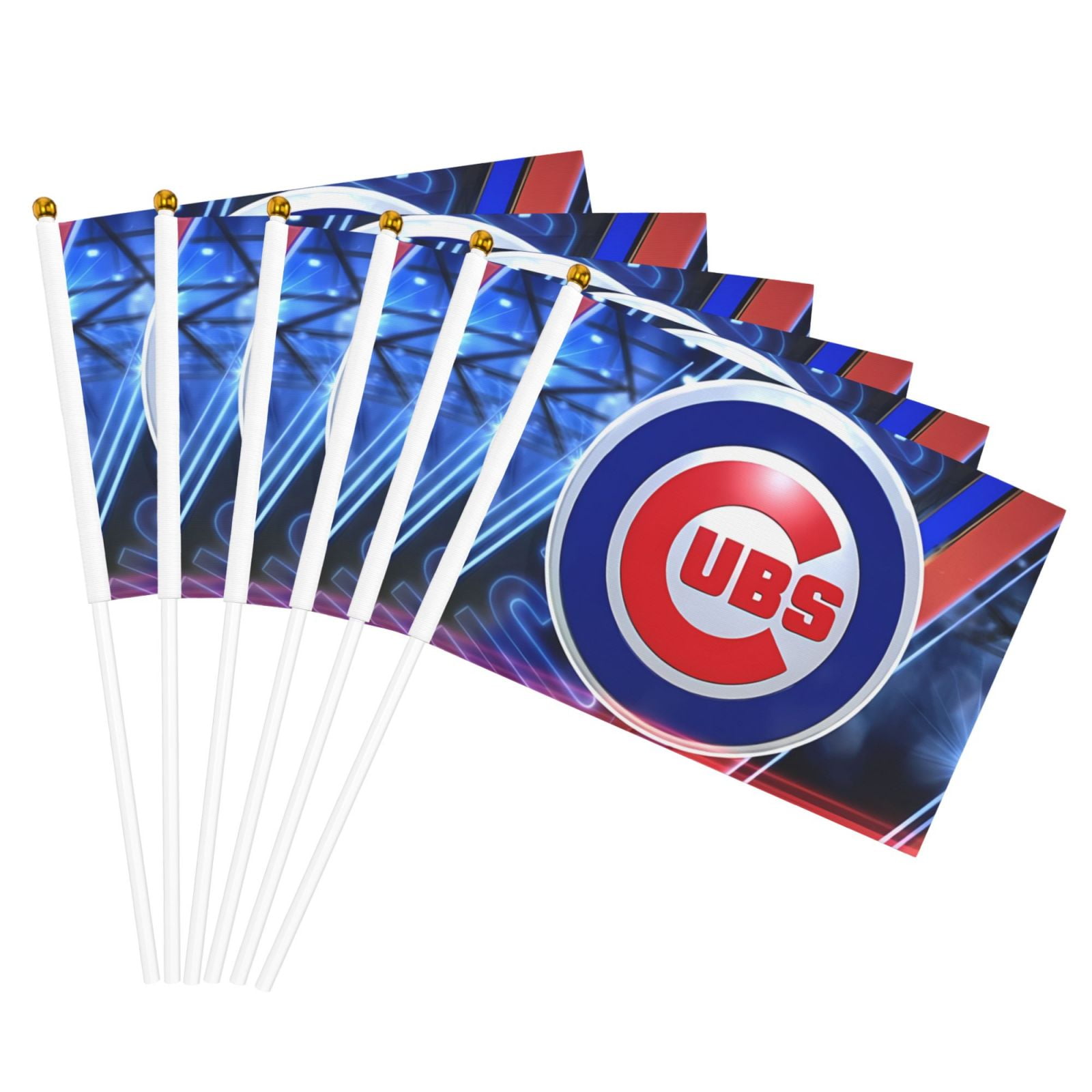 Cubs Baseball Team Double Sided Hand Waving Flag, Spectator Hand Waving ...