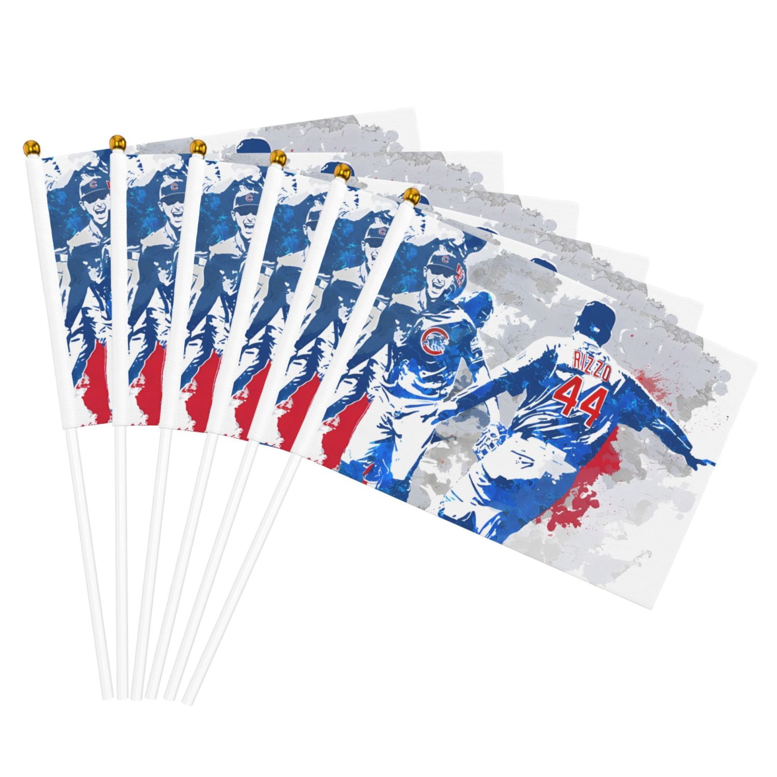 Cubs Baseball Team Double Sided Hand Waving Flag, Spectator Hand Waving ...