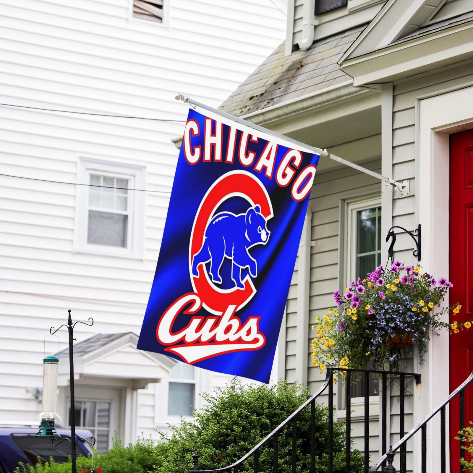 Cubs Baseball Team Garden Flag 3x5FT Indoor Outdoor Decorative Double ...