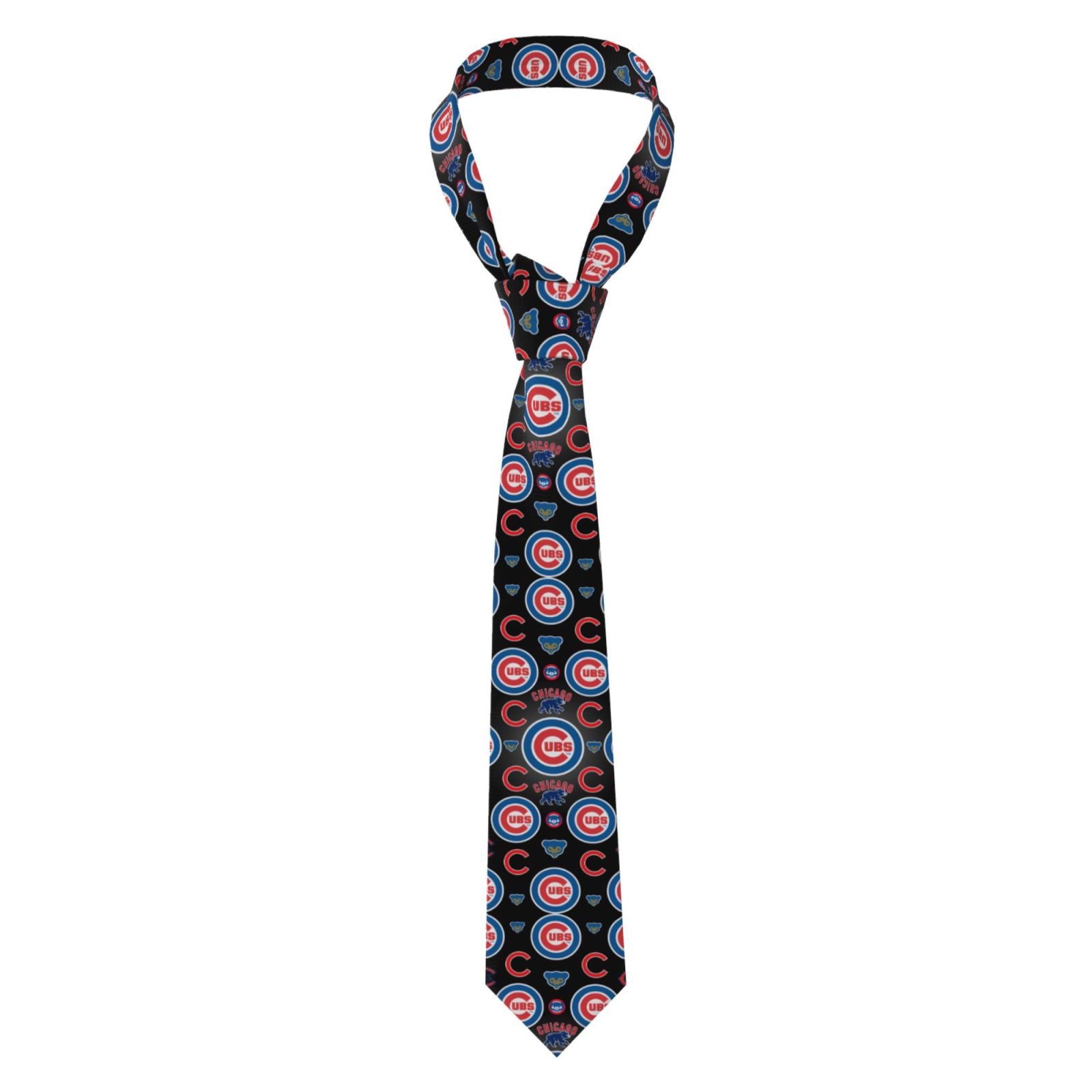 Cubs Baseball Team Men'S Silk Ties, Team Game Day Fans Men'S Business ...