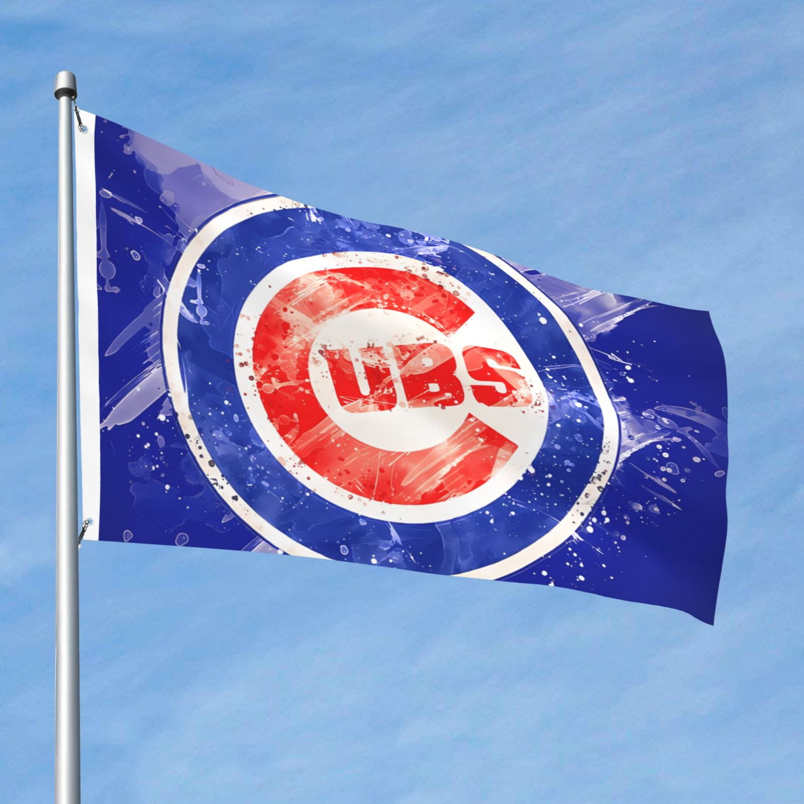 Cubs Baseball Team Outdoor Double Sided Flag 2X3FT Easy to Install ...