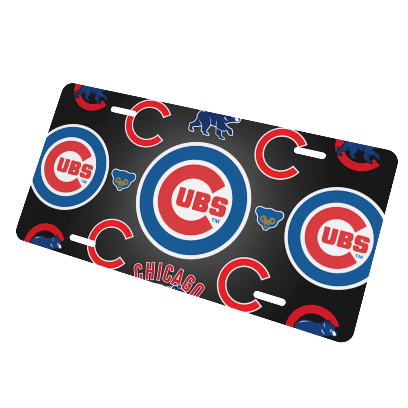 Cubs Baseball team custom car aluminum front license plate 6x12 inches ...