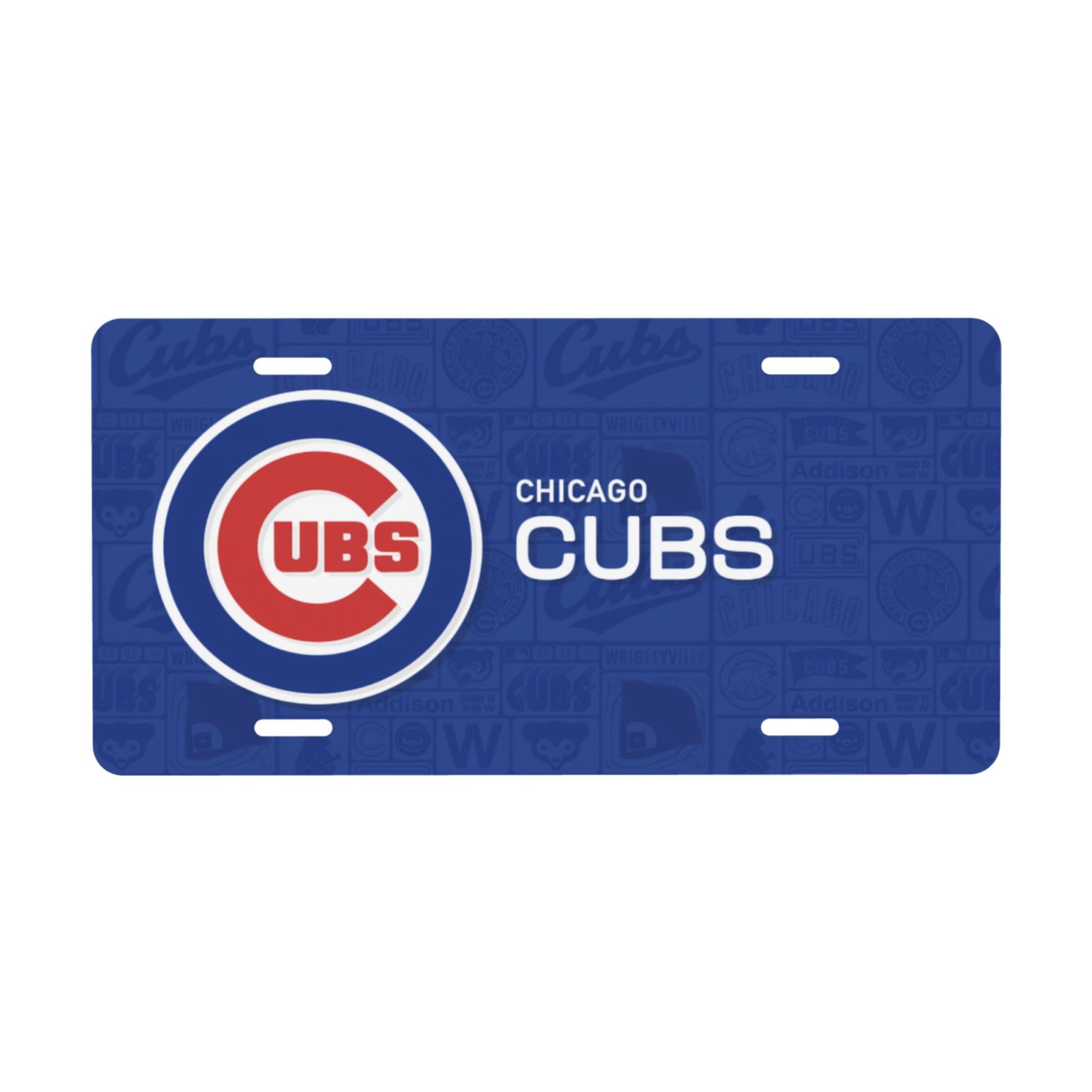 Cubs Car Decorative License Plate Baseball Team Theme Design License ...