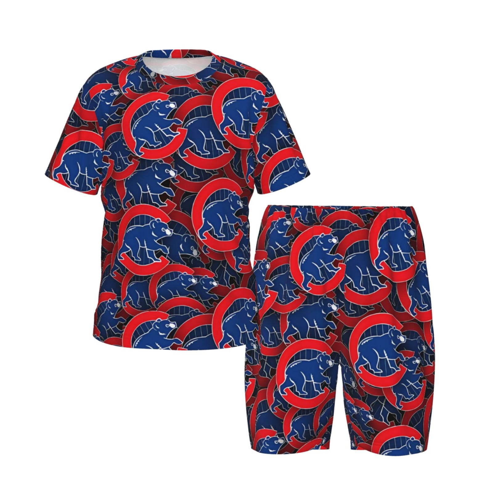 Cubs Kids Girl Boys 2-Piece Cozy Pajamas Short Sleeve Cool Summer ...
