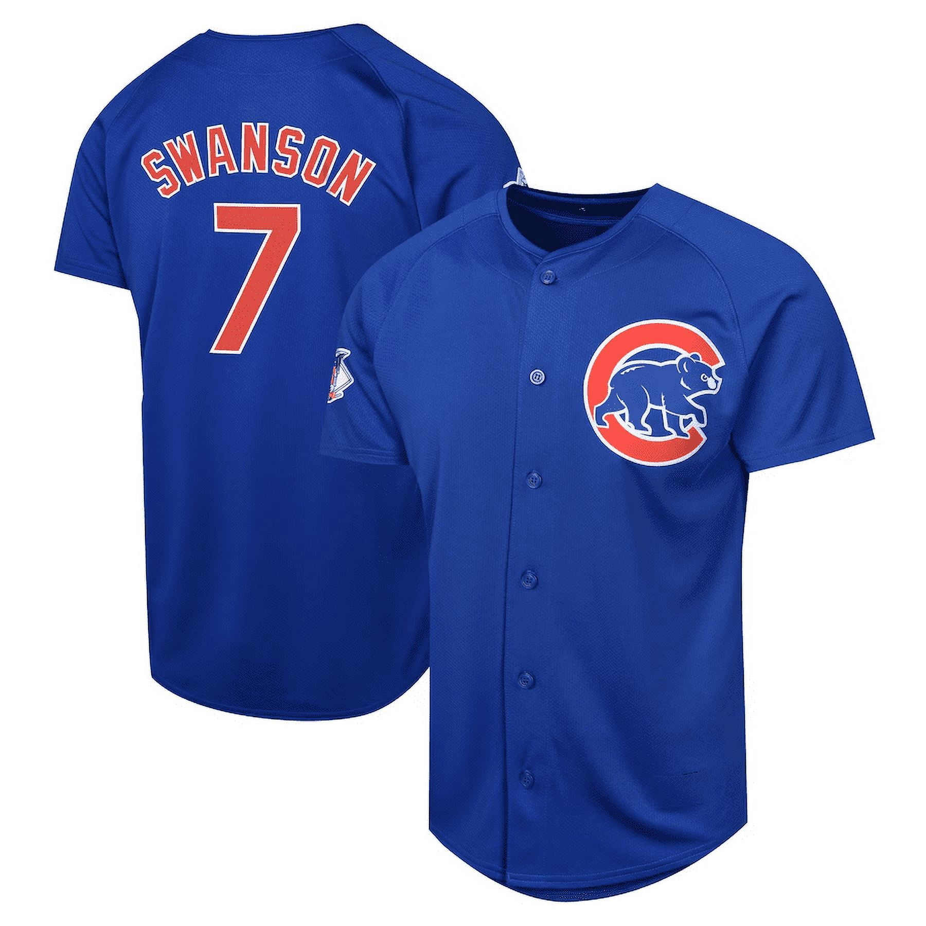Cubs Men's Baseball Team Dansb_y_Swanson#7 Classic Sports Short Sleeved ...