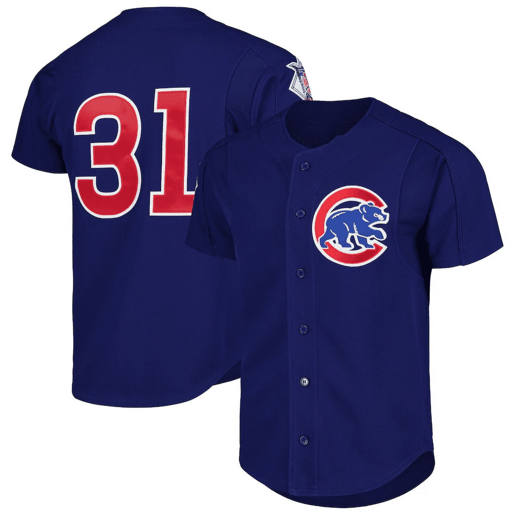 Cubs Men Shirt Maddux#31 Baseball Team Sports Shirt Home Limited ...