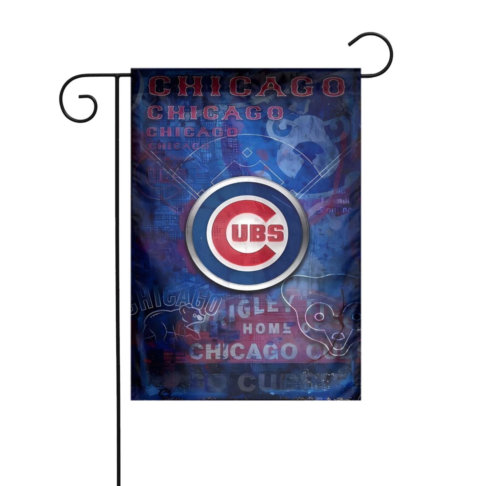 Cubs Team Garden Flag Indoor Outdoor Decoration Double Sided Flag ...