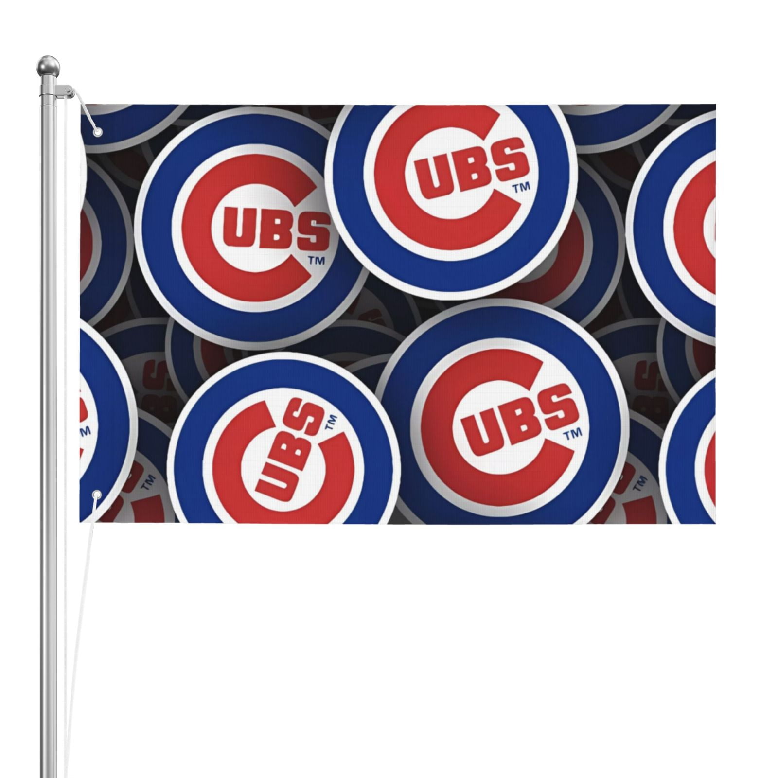 Cubs Three Layer personalized Double Sided Flag Football Fans National ...