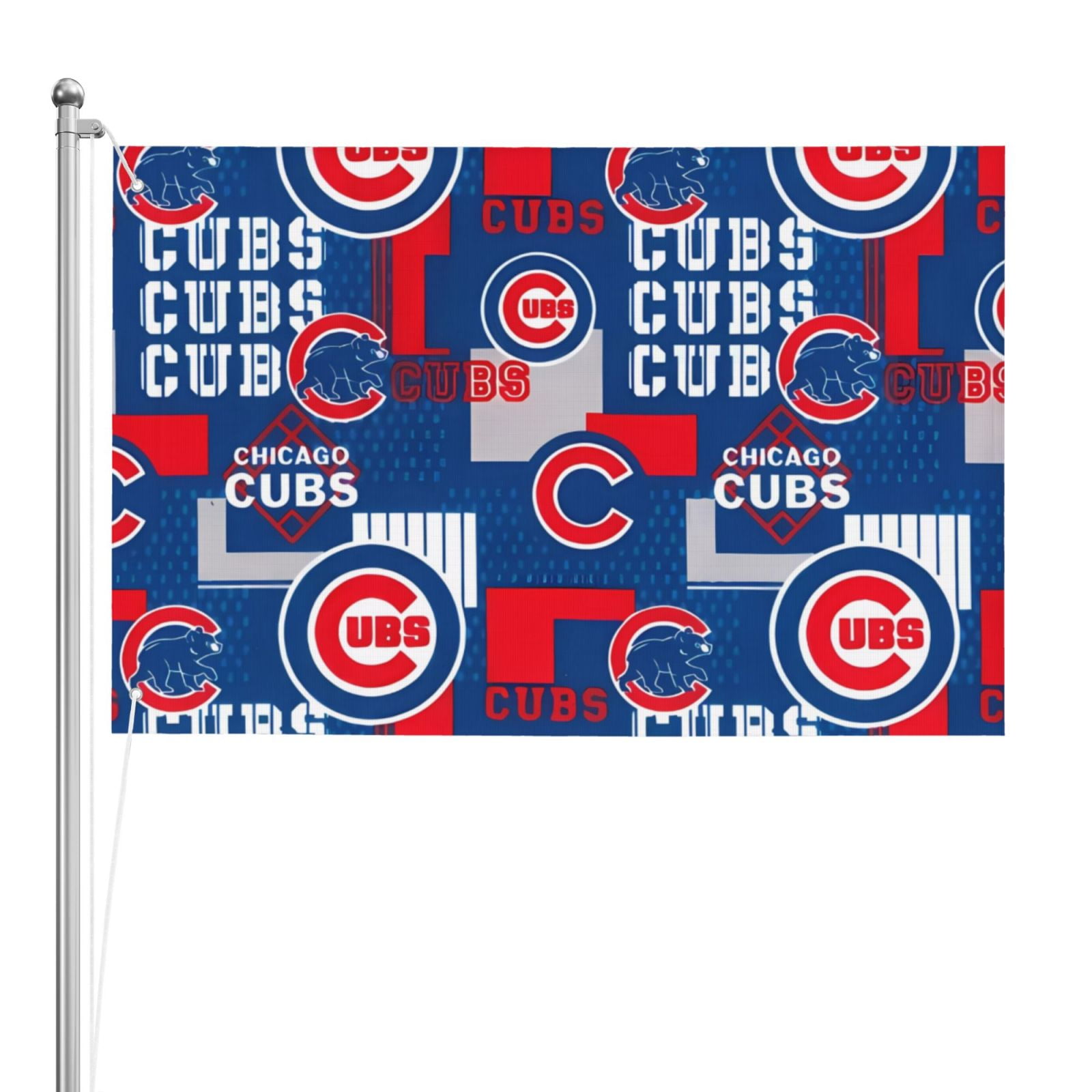 Cubs Three Layer personalized Double Sided Flag Football Fans National ...