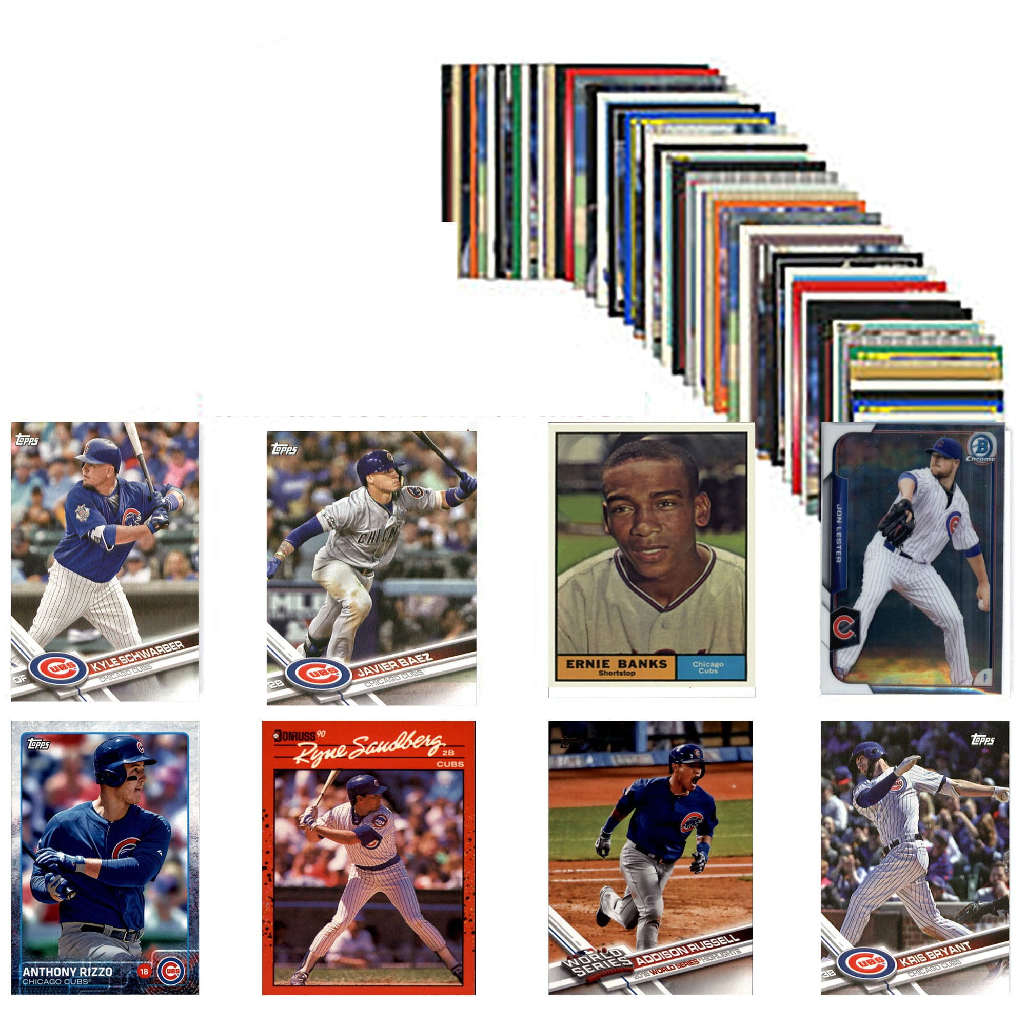 Cubs Trading Card 50-Count Set - Walmart.com