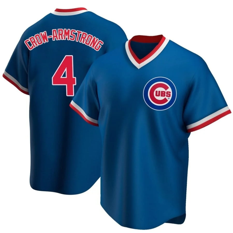 Cubs Women Chicago C #4 Pete Crow-Armstrong jersey Baseball Team T ...