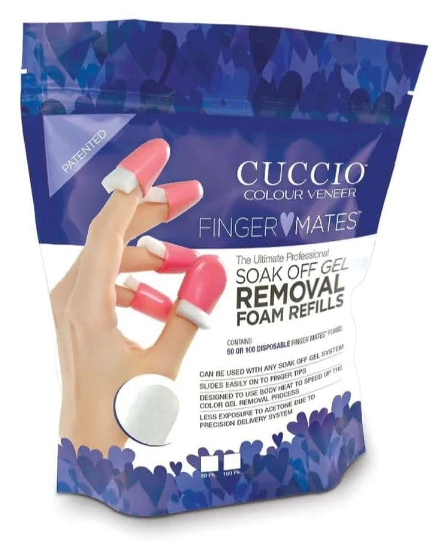 Cuccio Finger Mates Soak Off Gel Removal System - Reusable Non Latex ...