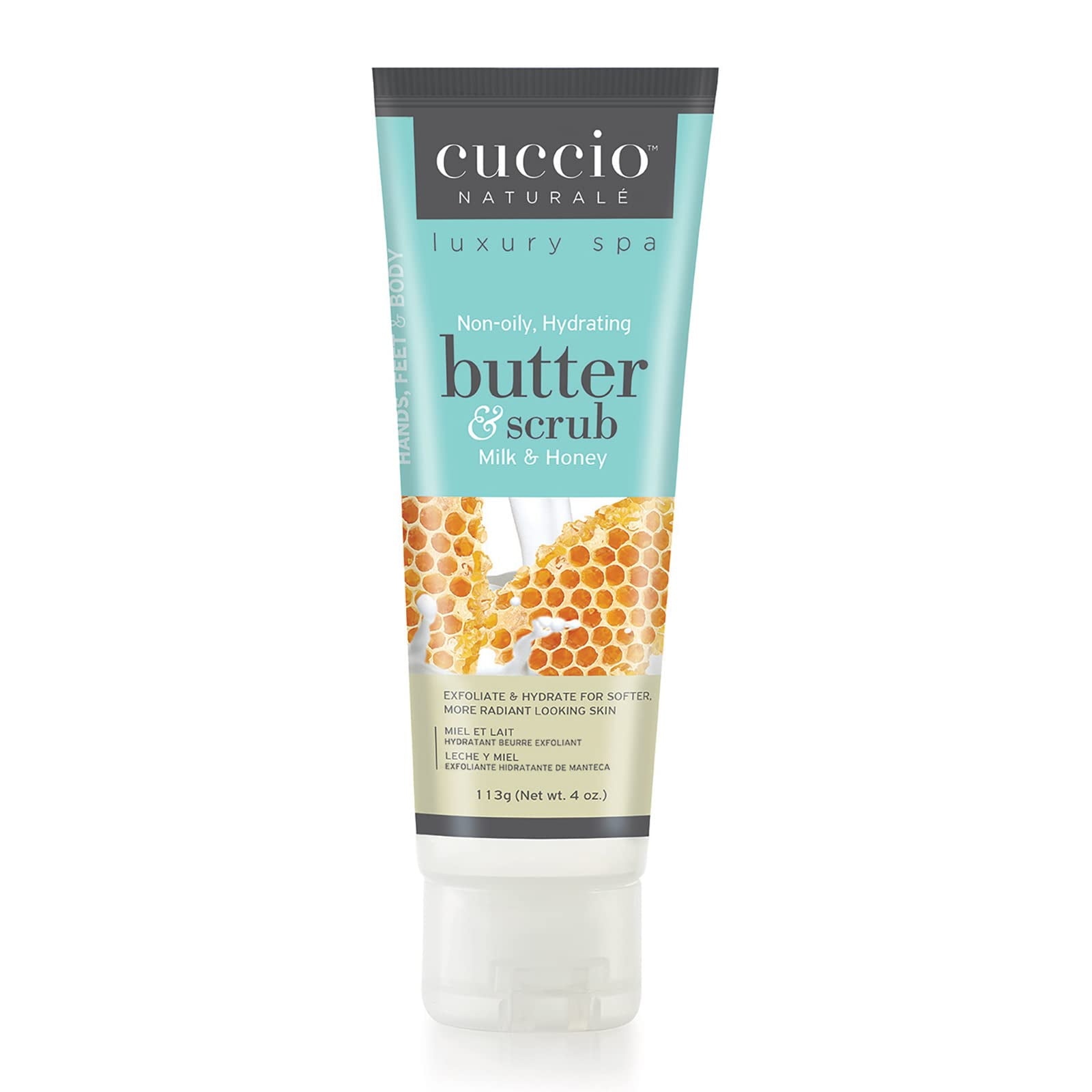 Cuccio Naturale Butter Scrub RE32 - Exfoliates And Hydrates - For ...