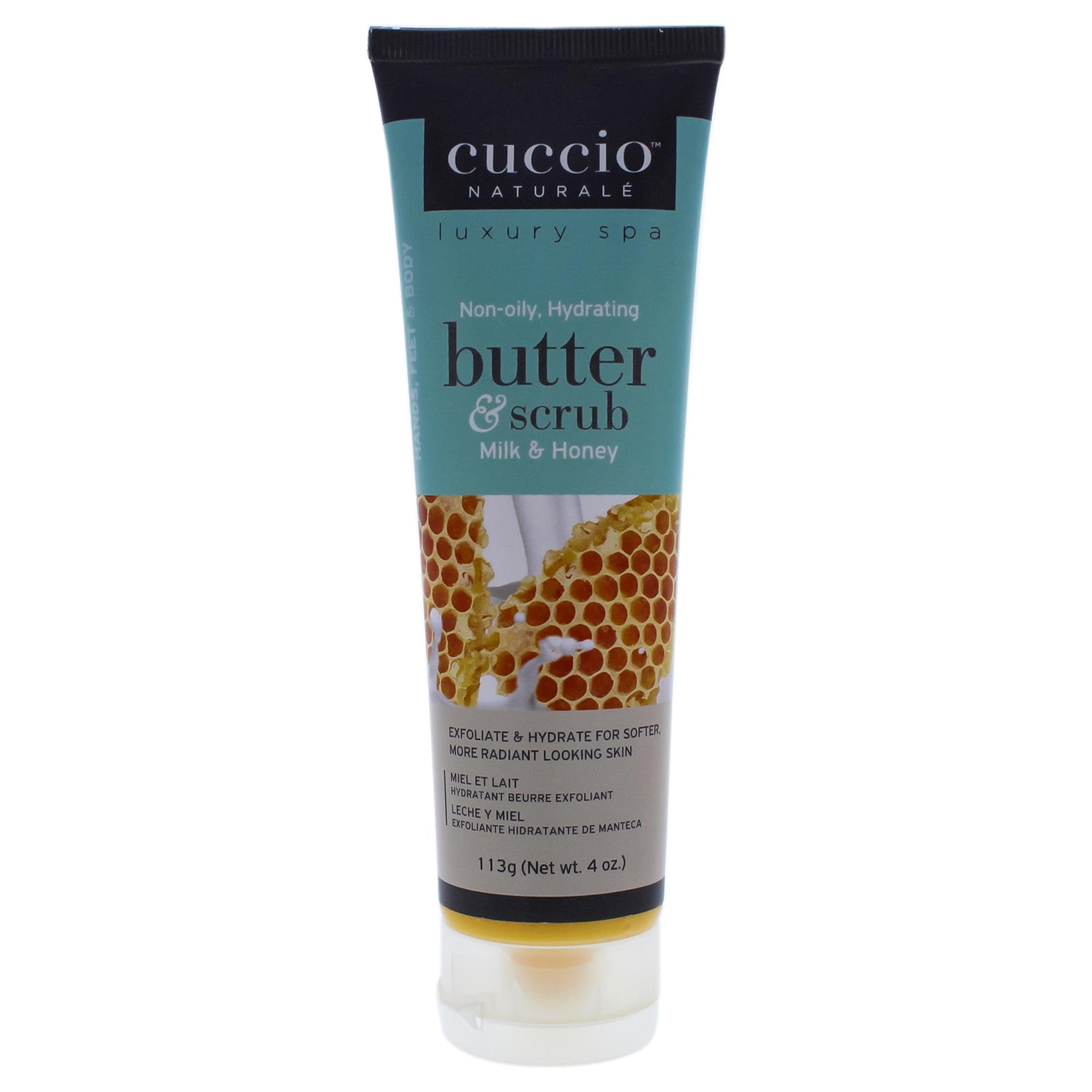Cuccio Naturale Butter Scrub TGF4 - Exfoliates And Hydrates - For ...