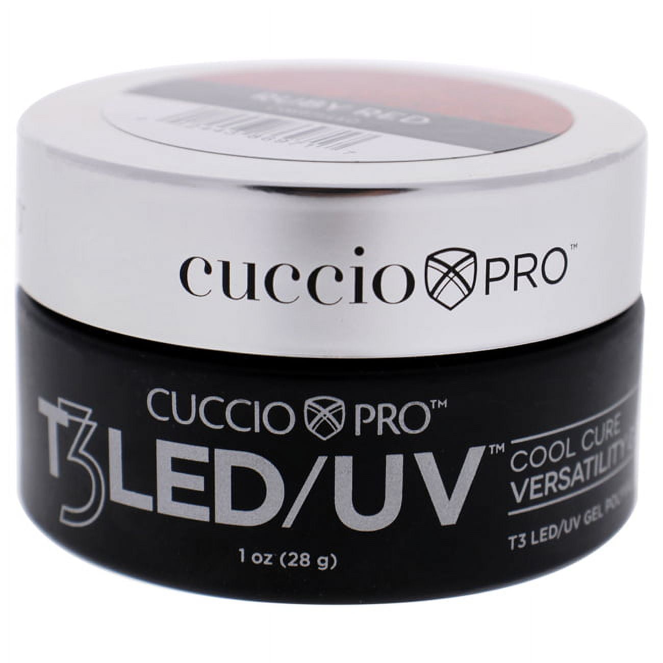 Cuccio Pro T3 Cool Cure Versatility Gel - Rubi Red Nail Gel 1 oz ...