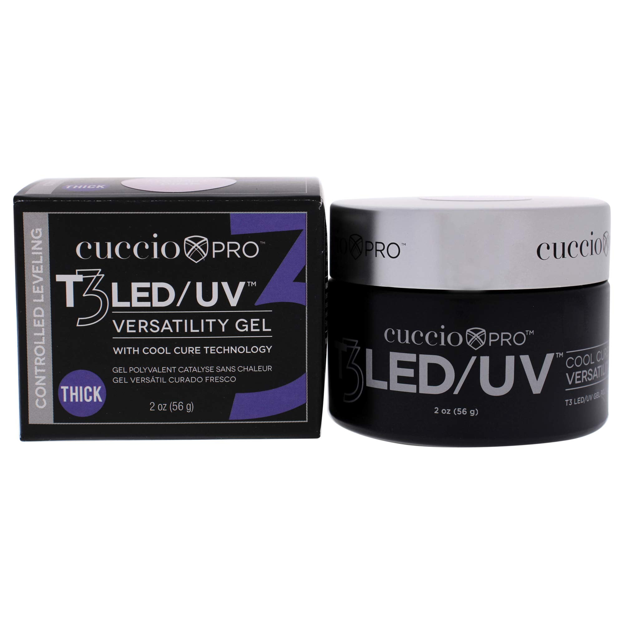 Cuccio Pro T3 LED/UV Cool Cure Versatility Gel - Controlled Levelling ...