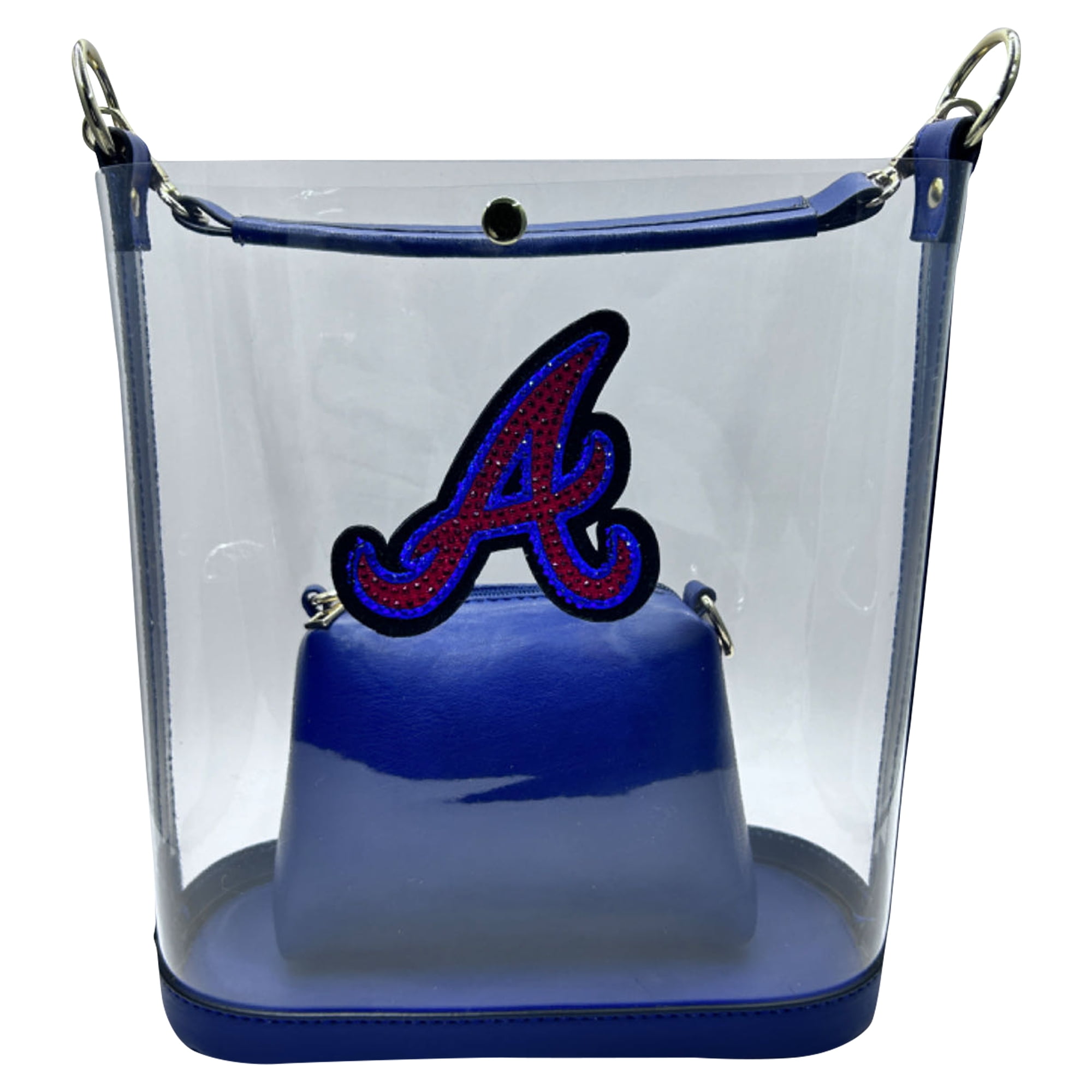 Cuce Atlanta Braves Rhinestone-Clear Purse - Walmart.com