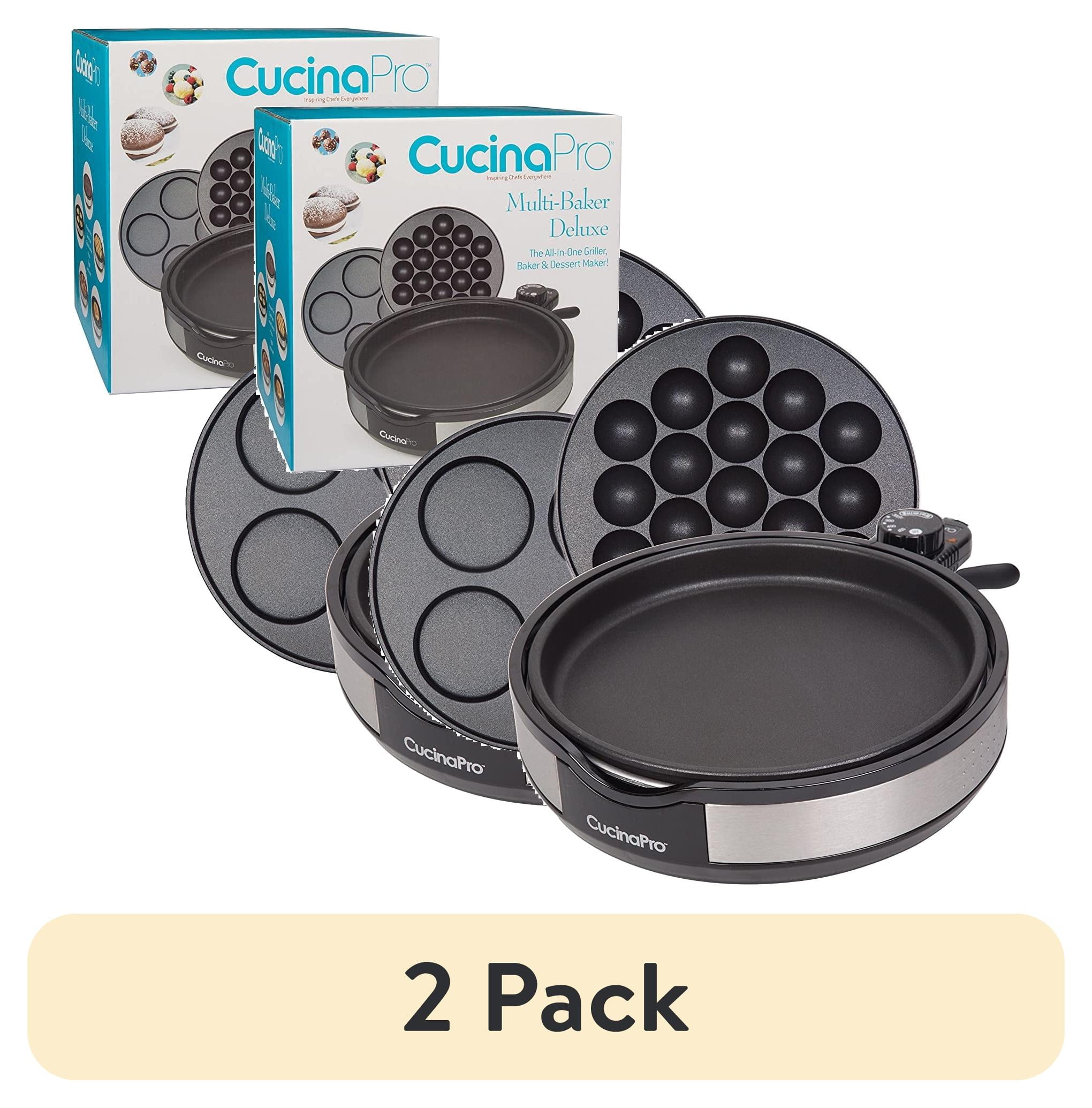 (2 pack) Cucina Pro Multi Baker Deluxe- Baking Made Easy- Electric ...