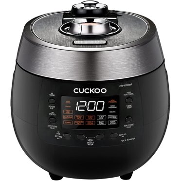 CUCKOO CRP-PK1001S | 10-Cup (Uncooked) Pressure Rice Cooker | 12 Menu ...