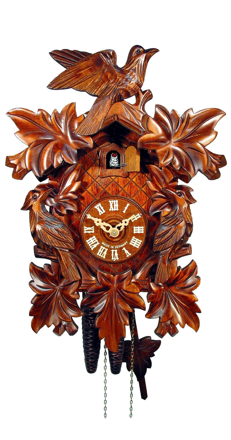 Cuckoo Clock 7 leaves, 3 birds - Walmart.com