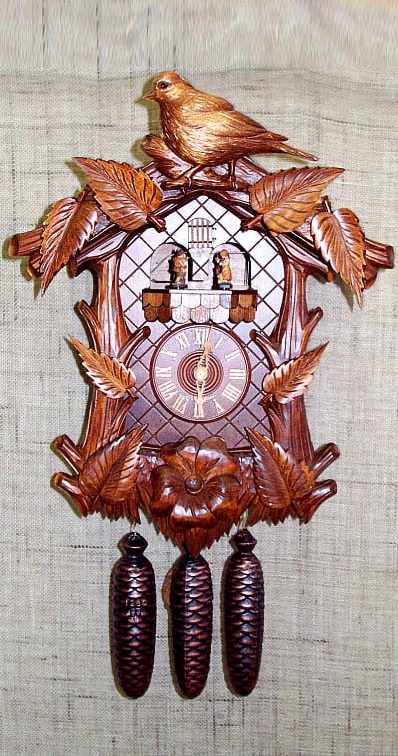 Cuckoo Clock Bird, Rose, eight Leaves - Walmart.com