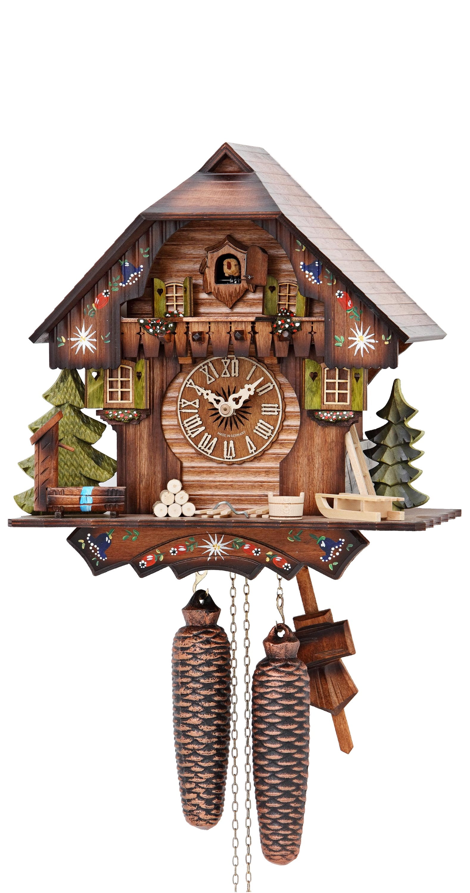 Cuckoo Clock Black Forest House KA 876 EX - Walmart.com