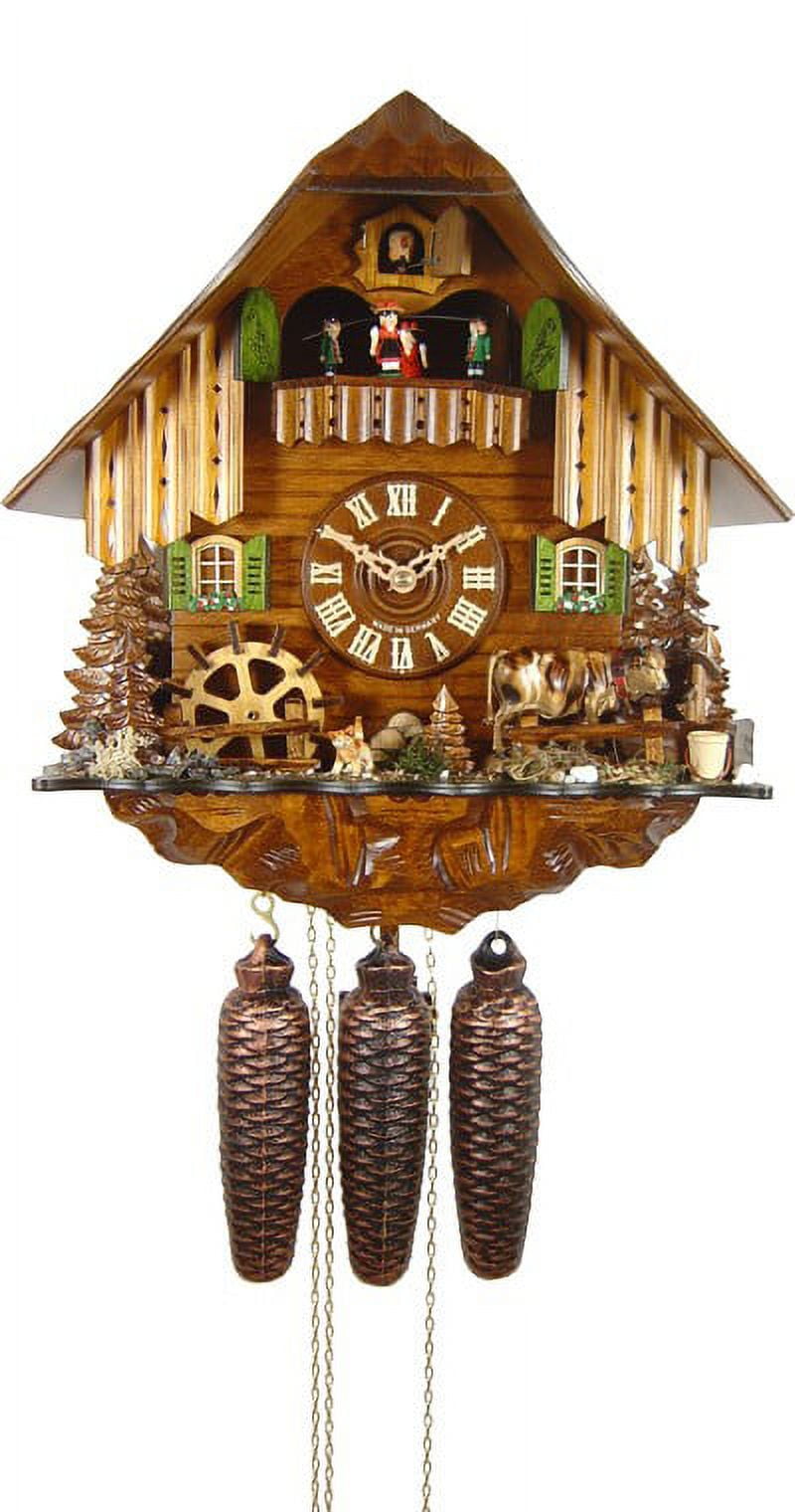 Cuckoo Clock Cow, mill-wheel - Walmart.com
