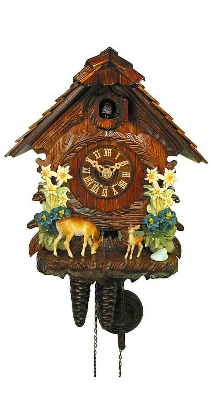 Cuckoo Clock Edelweiss, group of deer - Walmart.com