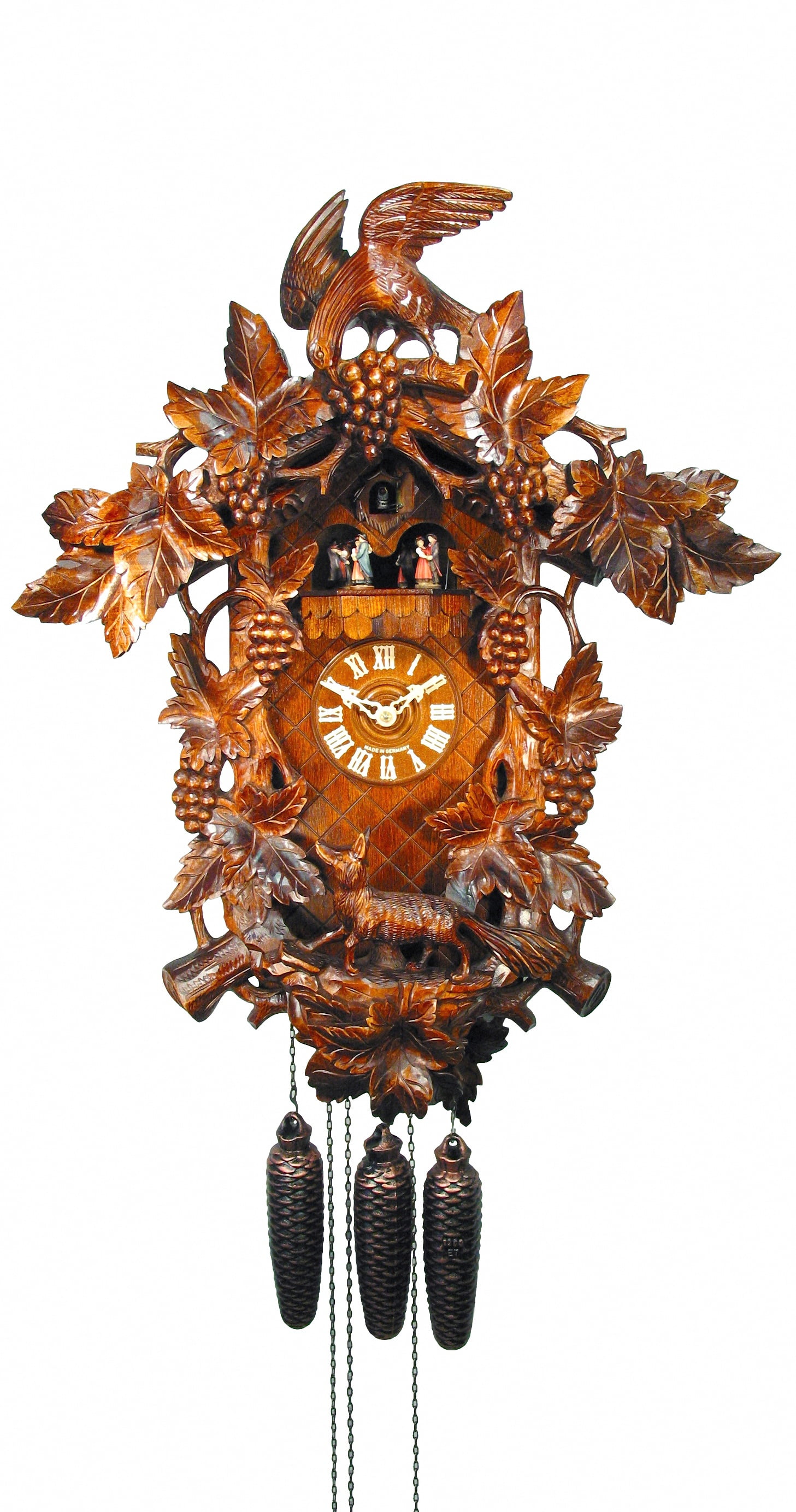 Cuckoo Clock Fox, Raven, Grapes - Walmart.com