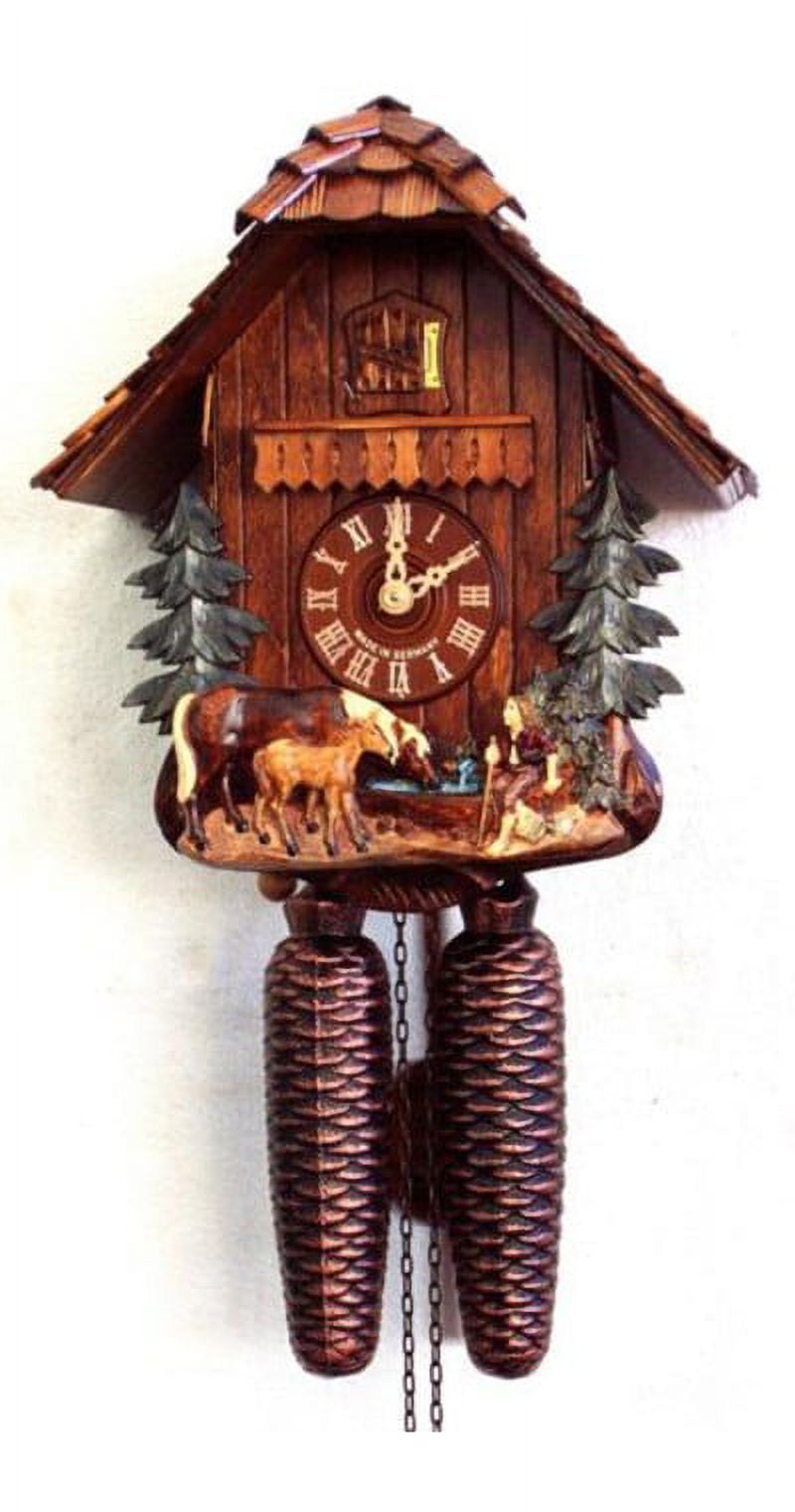 Cuckoo Clock Horses scene - Walmart.com
