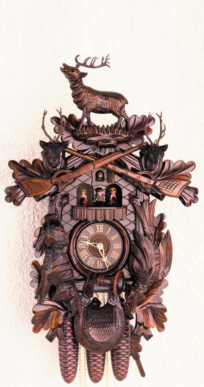 Cuckoo Clock Hunting Clock, hanging Animals - Walmart.com