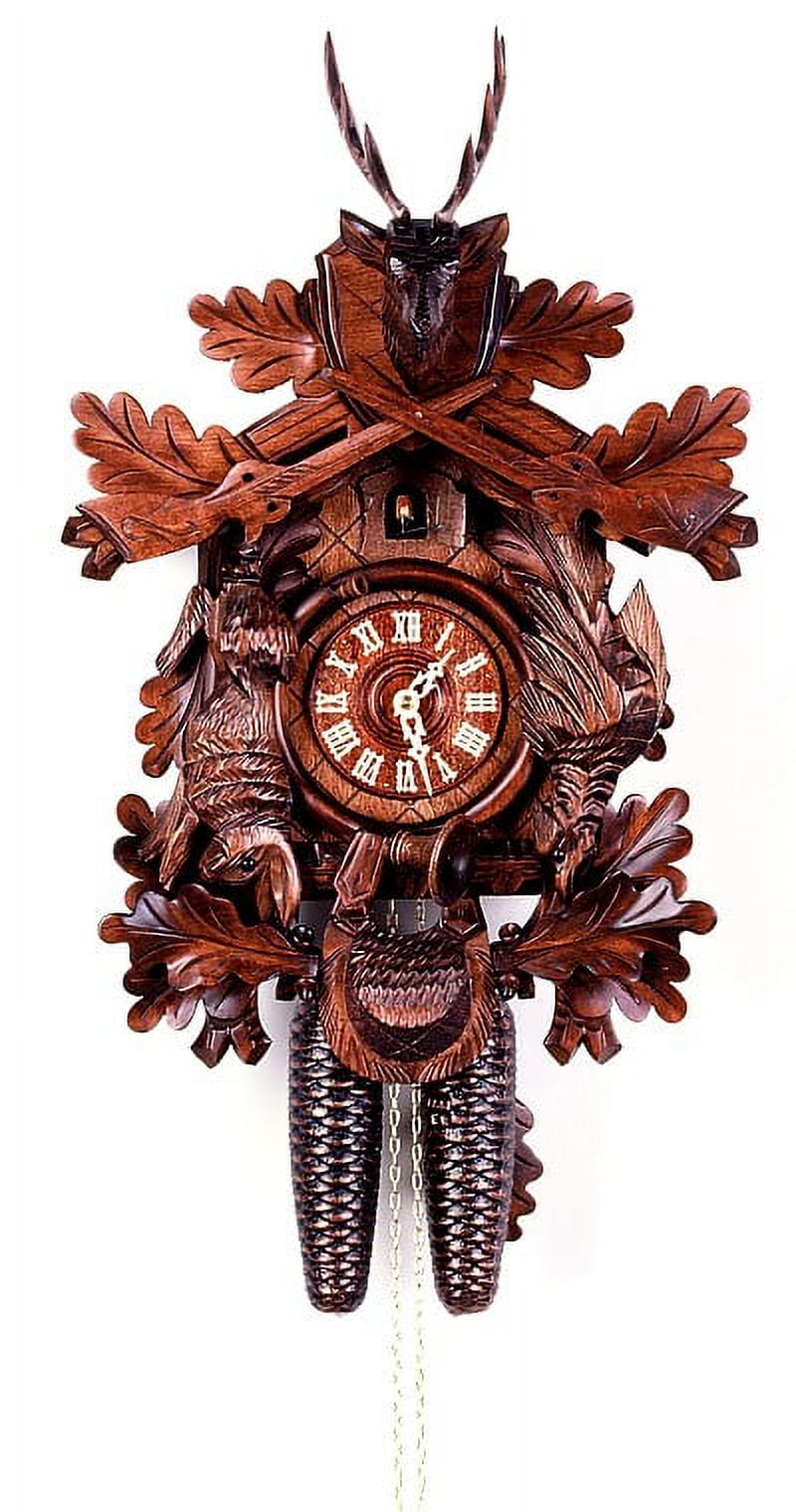 Cuckoo Clock Hunting Clock, hanging Animals - Walmart.com