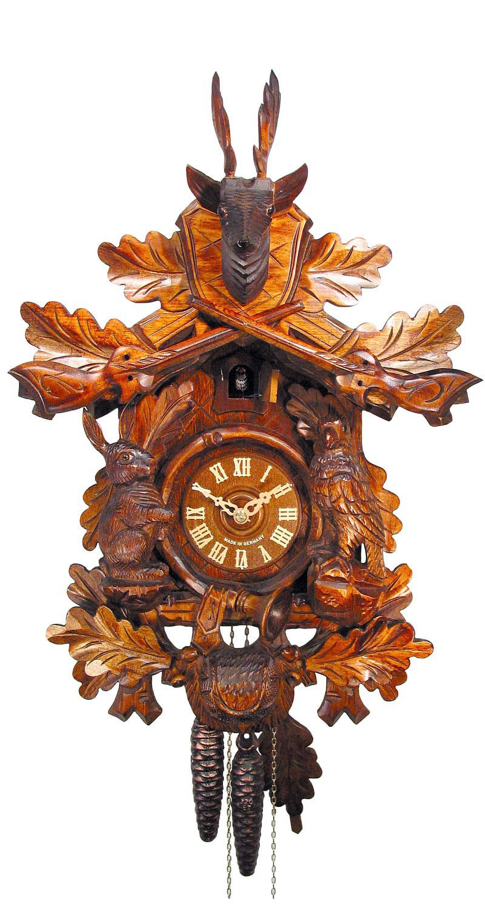 Cuckoo Clock Hunting Clock, sitting Animals - Walmart.com